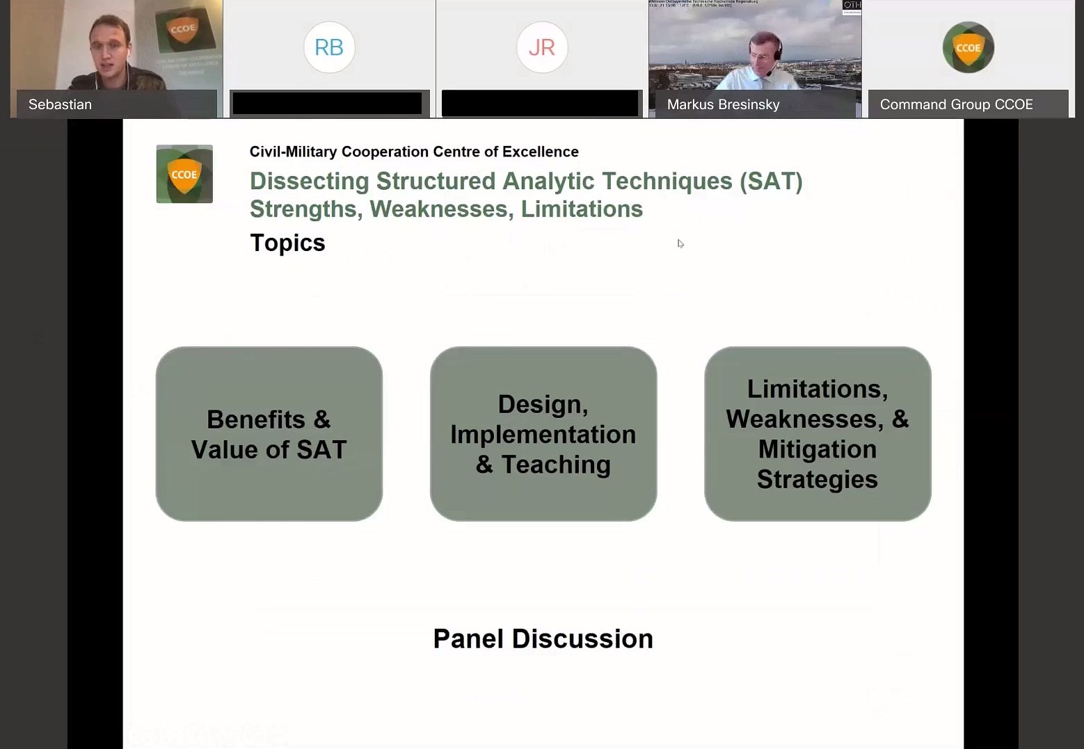 Dissecting SATs - Strengths, Weaknesses, Limitations - hosted by NATO ...